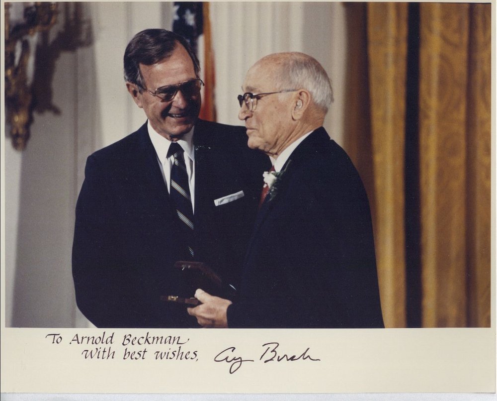 Inside The Archive: Dr. Beckman Awarded The National Medal Of Science ...